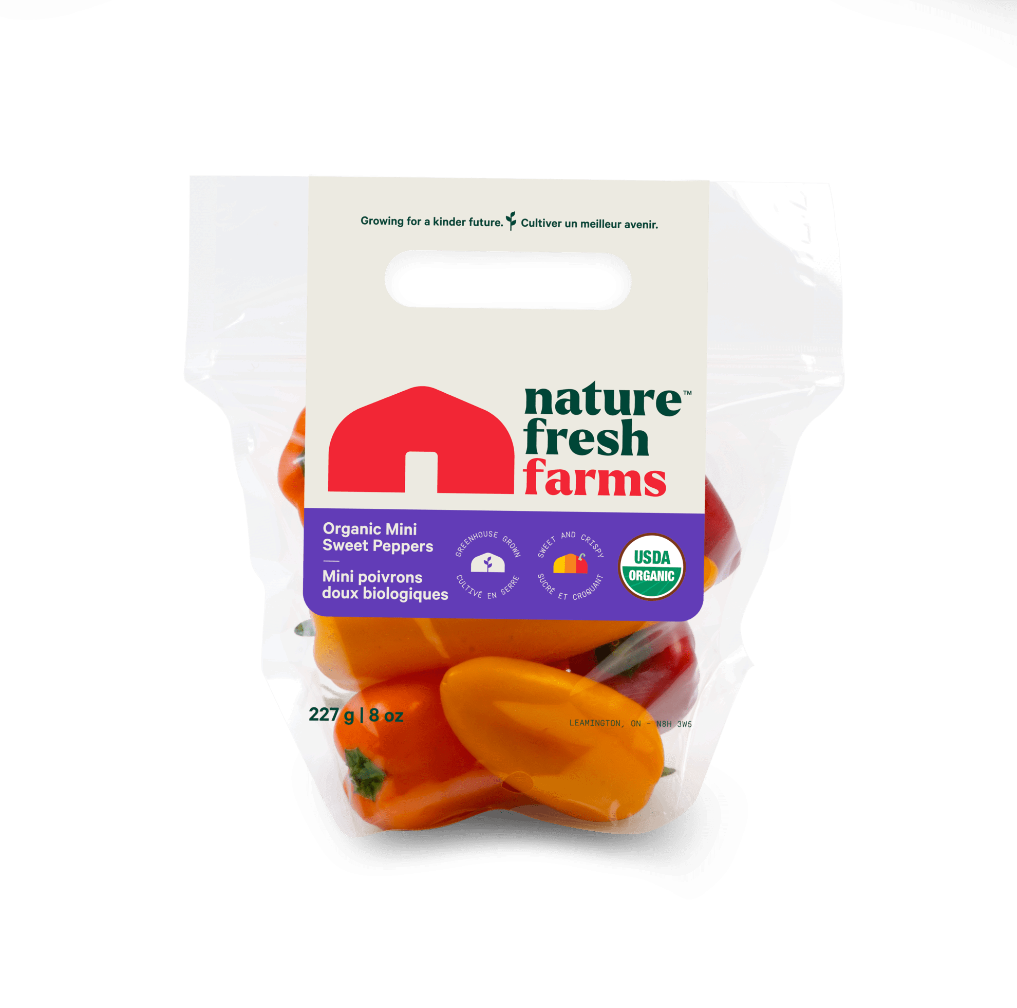 Organic Mini Sweet Peppers | Nature Fresh Farms